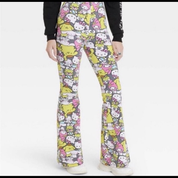 Sanrio | Bottoms | Hello Kitty Friends Flare Pants | Poshmark